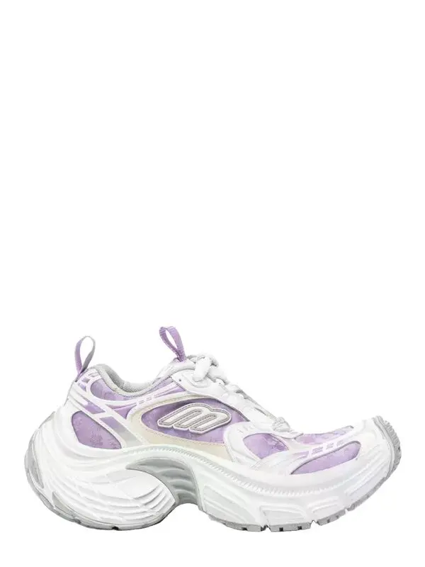 Balenciaga 6xl Cut-out Sneakers - White