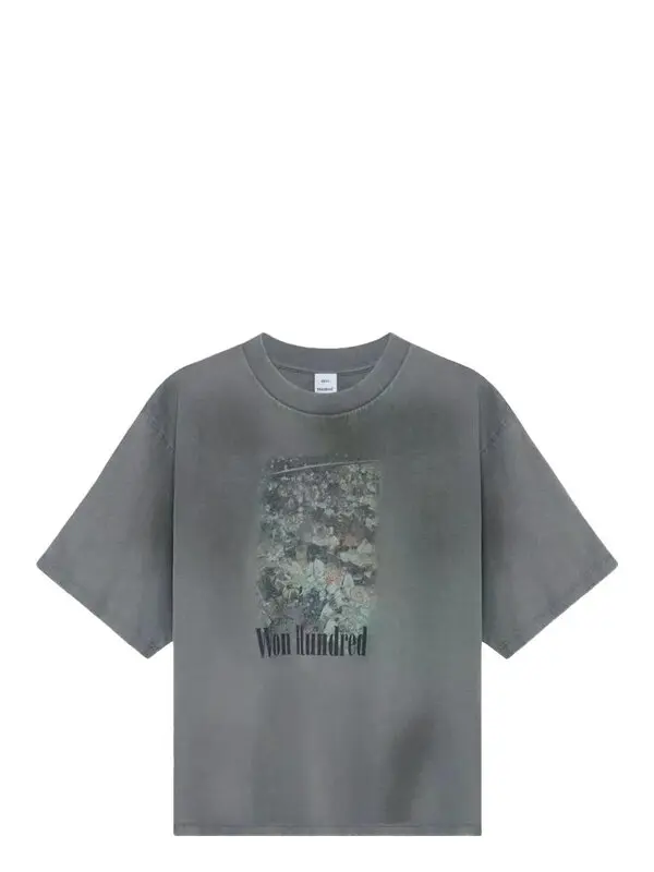 WON HUNDRED Houston Casino T-shirt - Grey