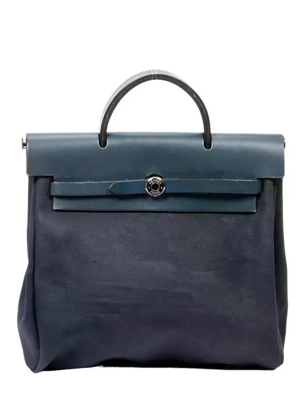 Hermès Pm Herbag A Dos Handbag - Blue