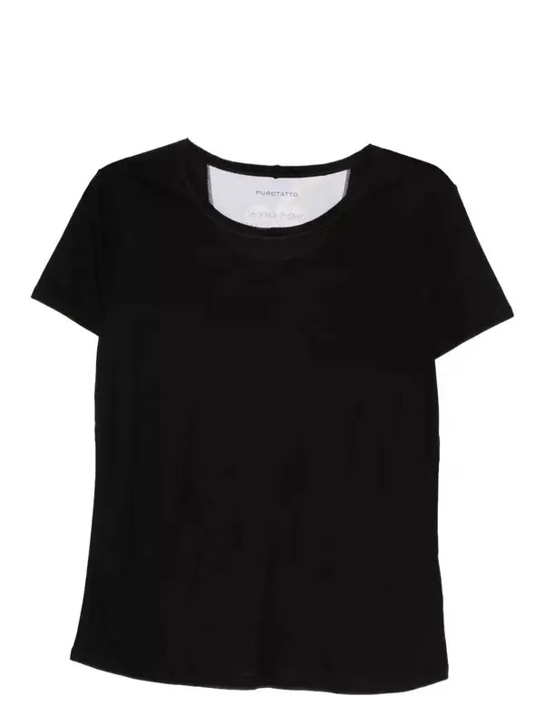PUROTATTO Crewneck T-shirt - Black
