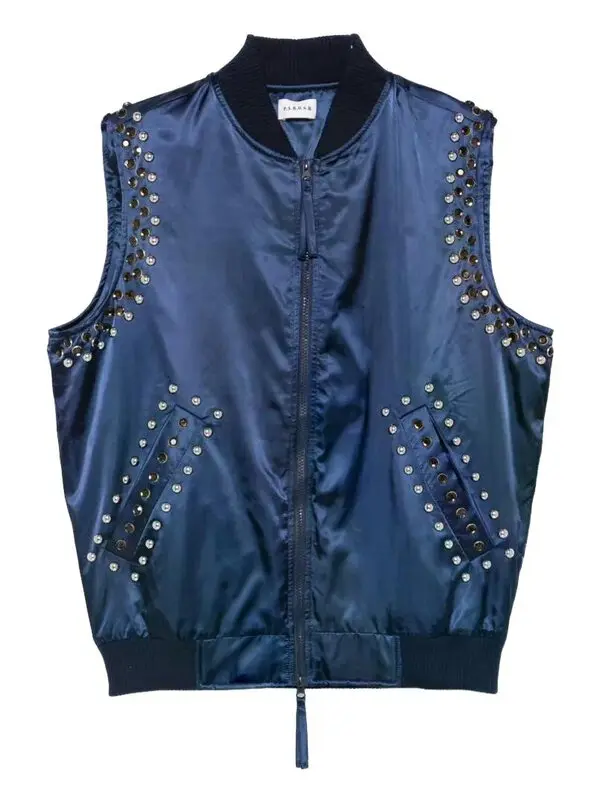 P.a.r.o.s.h Stud-embellished Gilet - Blue