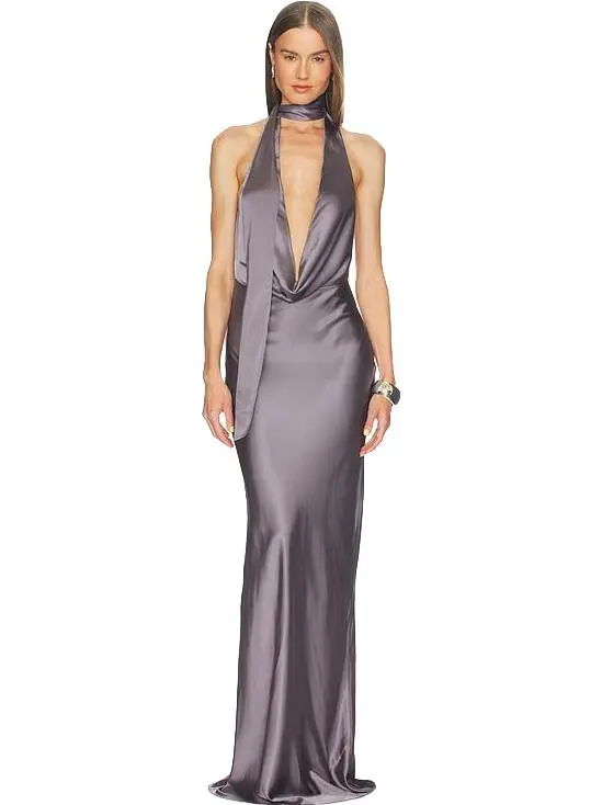 Nbd Naila Gown - Grey