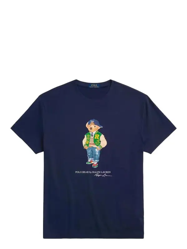 Polo Ralph Lauren Polo Bear Graphic-print T-shirt - Blue