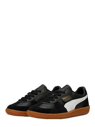 Pink Palermo Leather Sneaker - Black
