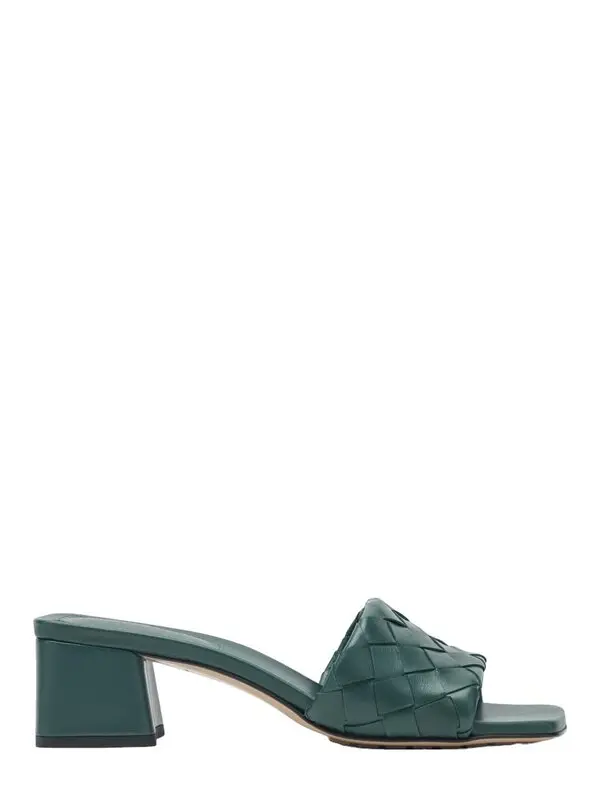 Bottega Veneta Parco Mules - Green