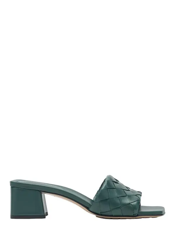 Bottega Veneta Parco Mules - Green