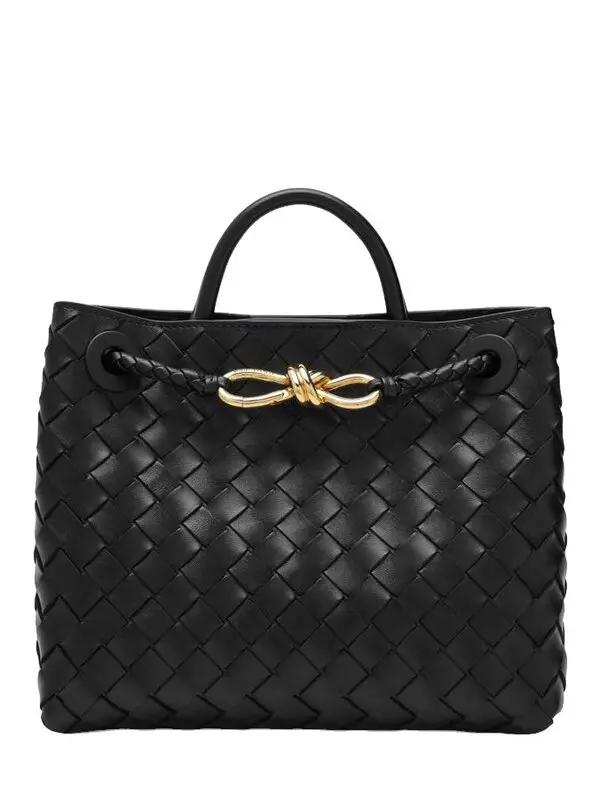 Bottega Veneta Small Andiamo Bag - Black