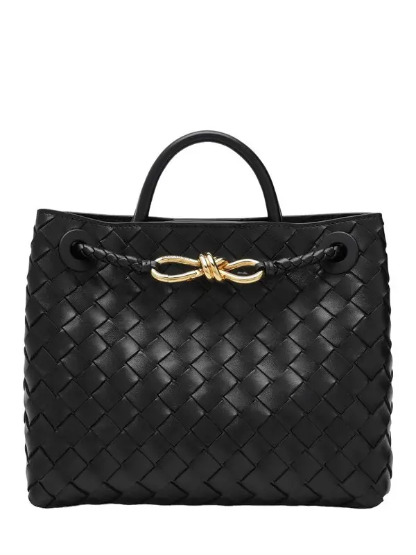 Bottega Veneta Small Andiamo Bag - Black