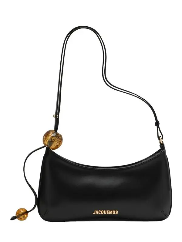 Jacquemus Le Bisou Leather Bag - Black