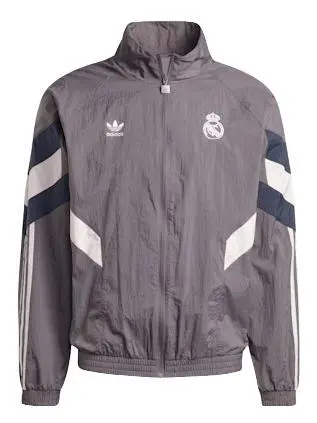 Adidas Real Madrid 2024/25 Anthem Track Top - Charcoal