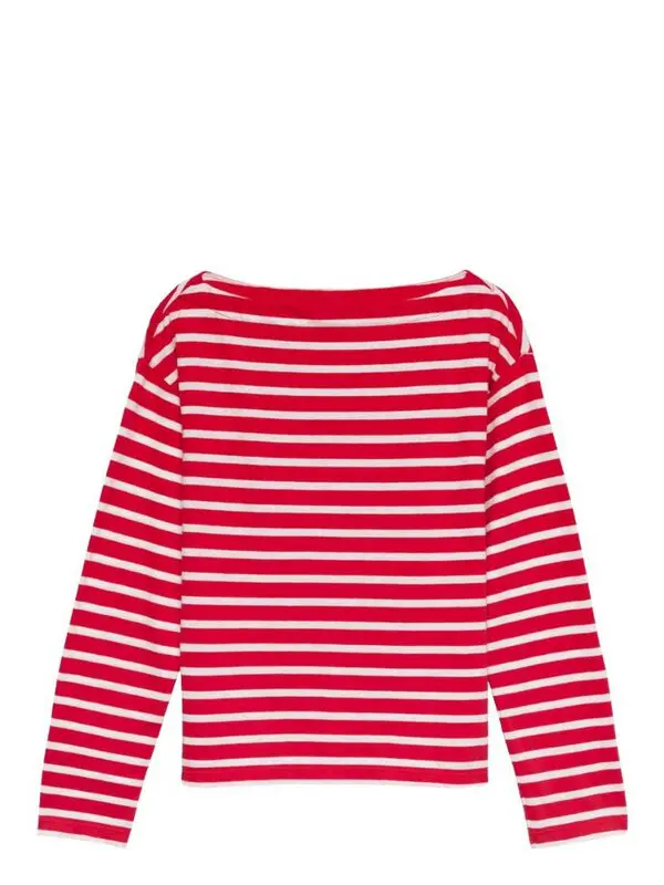 DÔEN Irene Tee - Rouge Breton Stripe