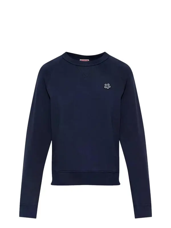 Kenzo Logo-patch Sweatshirt - Blue