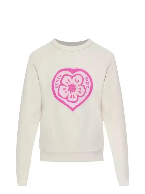 Kenzo Logo-detailed Sweatshirt - Neutrals