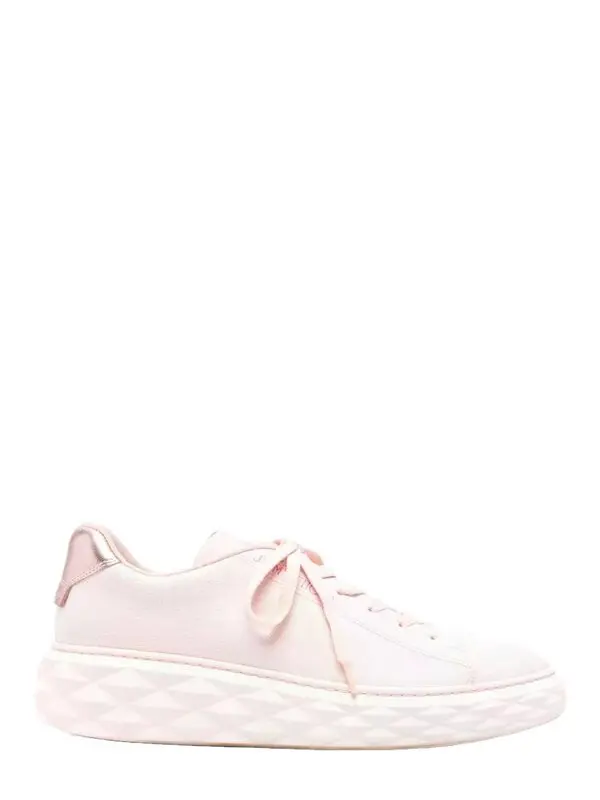 JIMMY CHOO Diamond Light Maxi Lace-up Sneakers - Pink