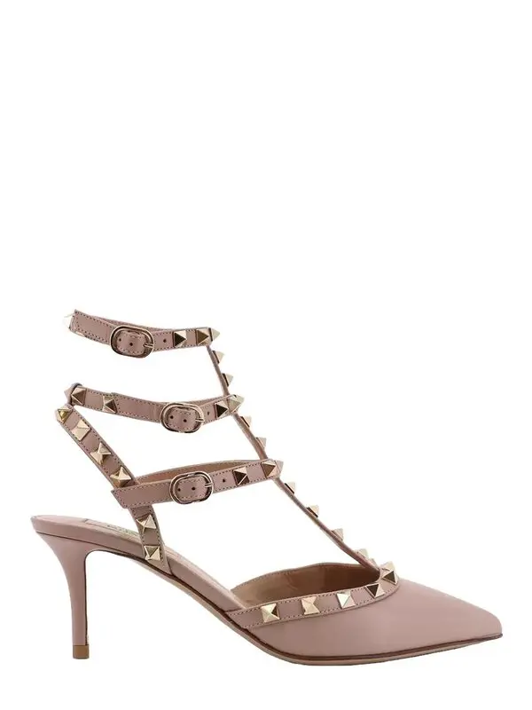 Valentino Garavani Rockstud Strappy Heeled Pumps - Pink