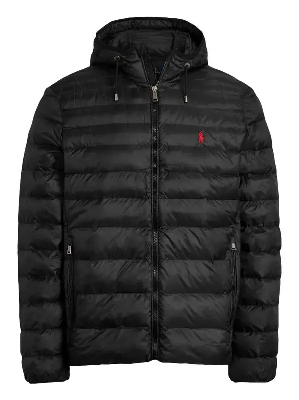 Polo Ralph Lauren Polo Pony Hooded Padded Jacket - Black
