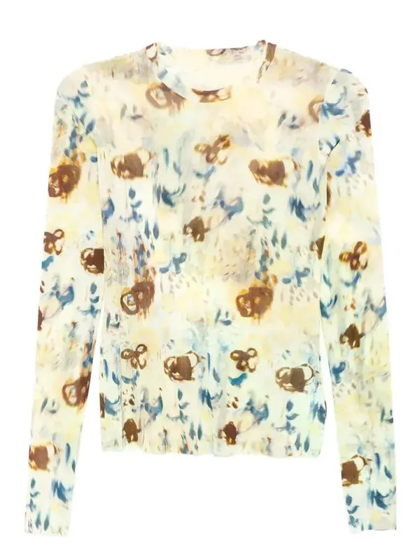 JNBY Floral Printed T-shirt - Neutrals