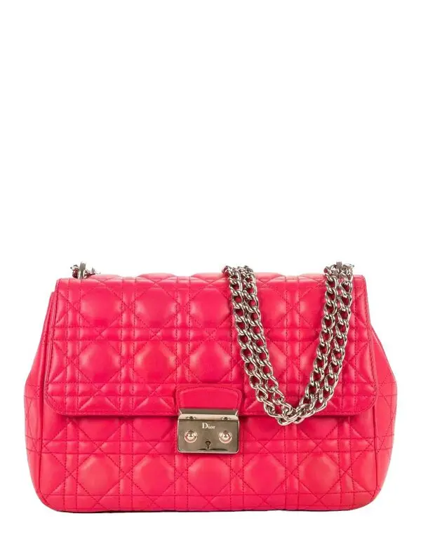 Dior Medium Miss Quilted Shoulder Bag - Pink