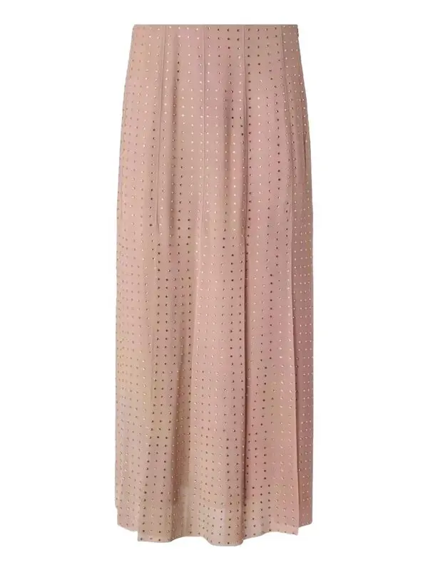 Pinko Embellished Slit Skirt - Pink