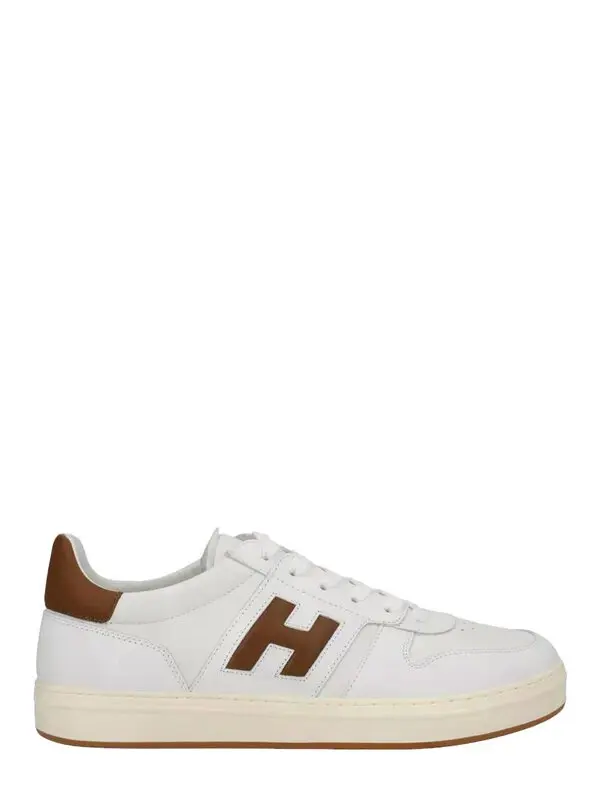 Hogan H-tv Logo Sneakers - White