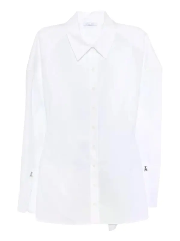 Patrizia Pepe Cut-out Shirt - White