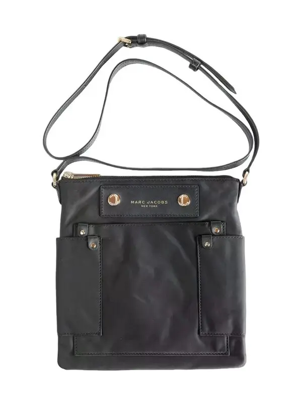 Marc Jacobs Logo-print Shoulder Bag - Black