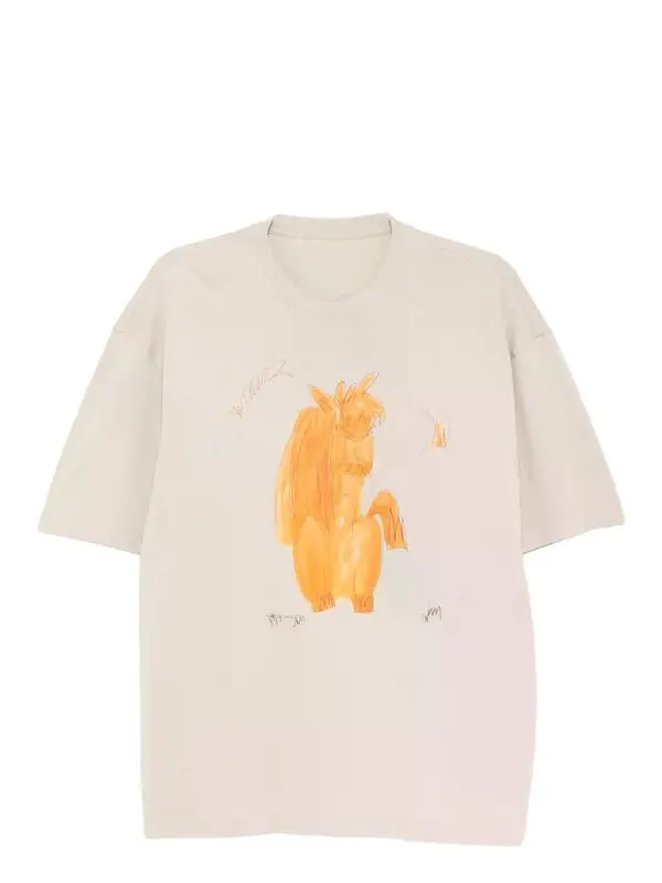 JNBY Pony-print T-shirt - Neutrals