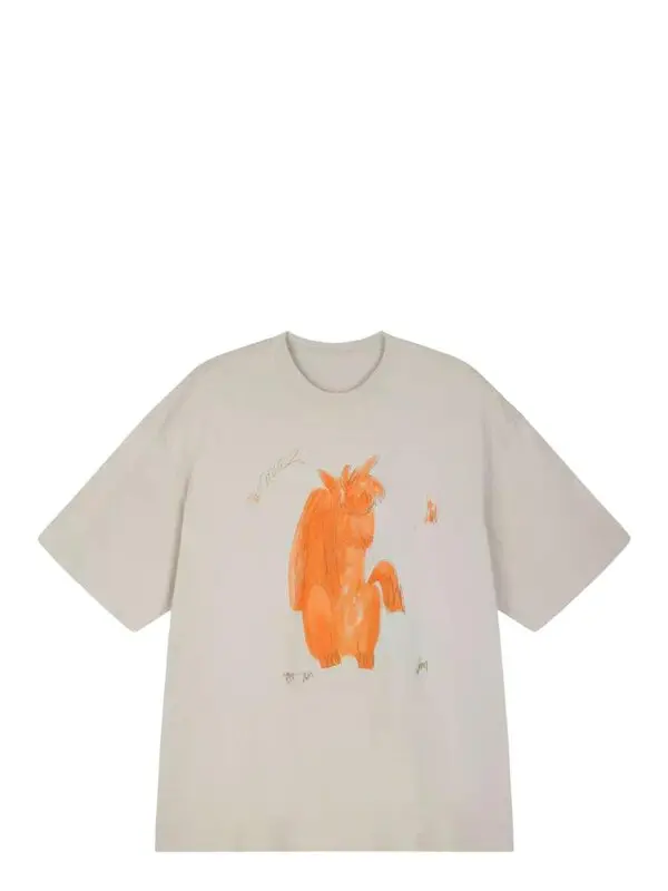 JNBY Pony-print T-shirt - Neutrals