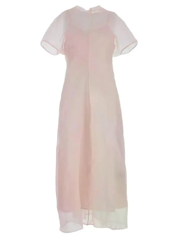 Federica Tosi Short-sleeve Midi Dress - Pink