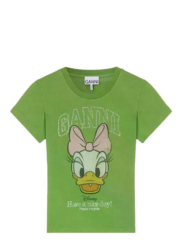 GANNI X Disney Graphic T-shirt - Green