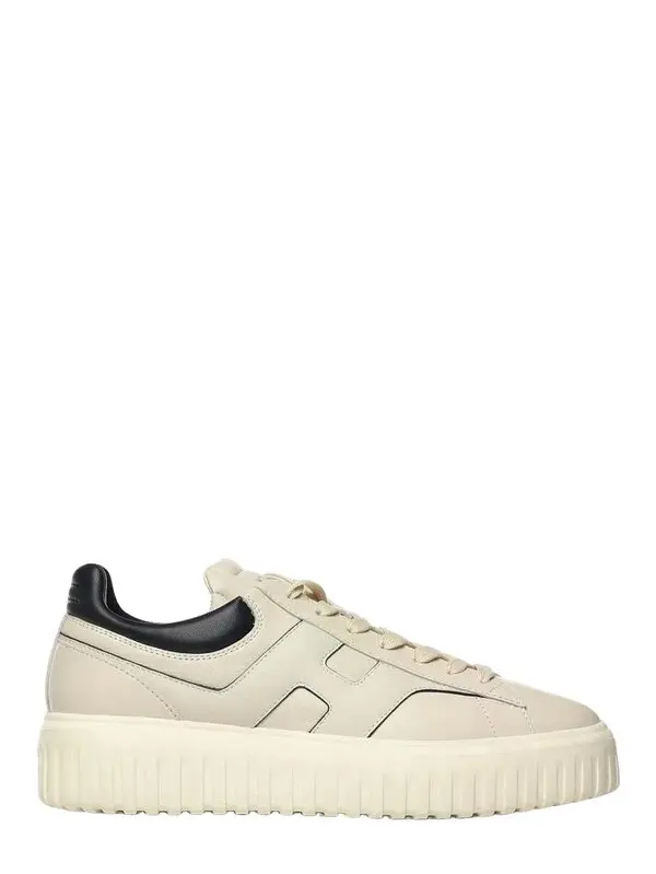 Hogan H-stripes Leather Sneakers - Neutrals