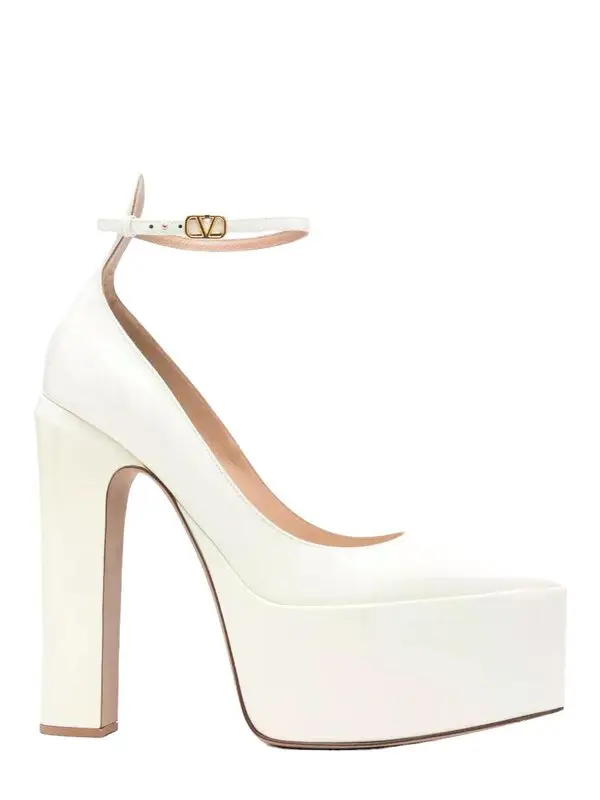 Valentino Garavani Tan-go Heeled Pumps - White