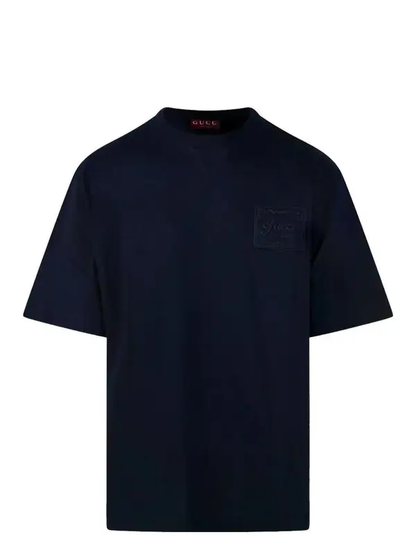 Gucci Patch T-shirt - Blue