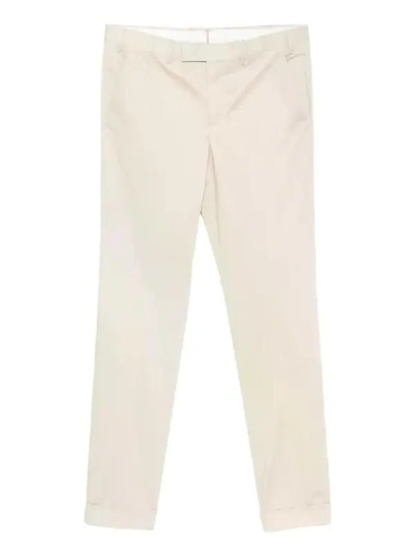 PT TORINO Cuffed Trousers - Neutrals