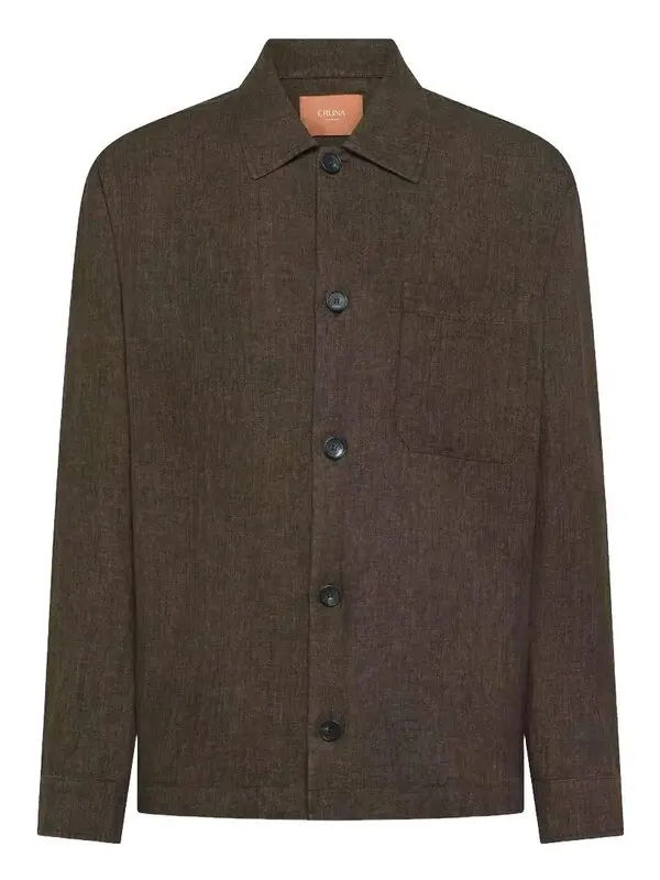 CRUNA Cardiff Chest-pocket Shirt - Brown