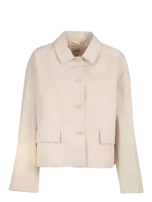 Aspesi Button-up Jacket - Neutrals