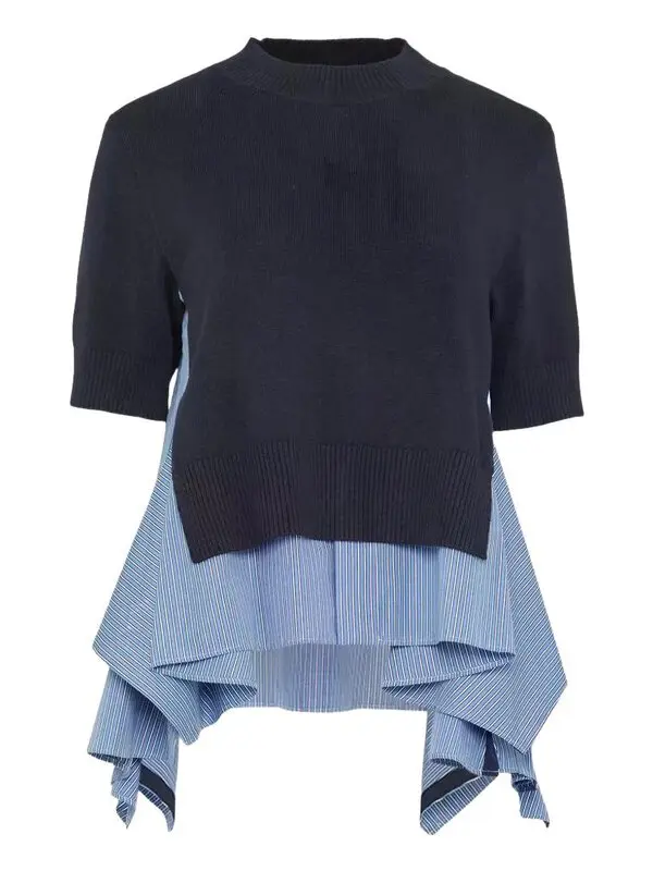 Sacai Poplin Blouse - Blue
