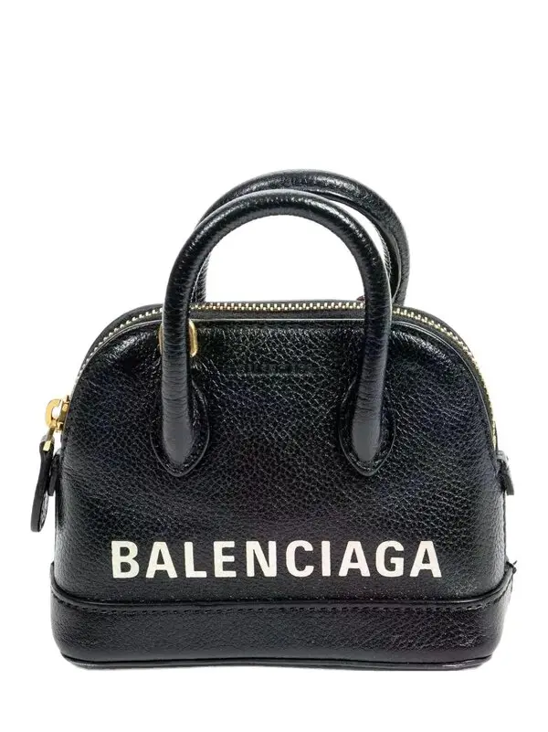 Balenciaga Ville Logo-print Mini Tote - Black