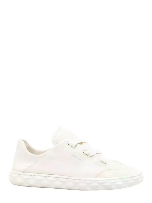 JIMMY CHOO Leather Sneakers - Neutrals