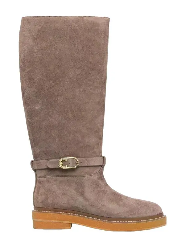 COCCINELLE Buckle-strap Boots - Grey