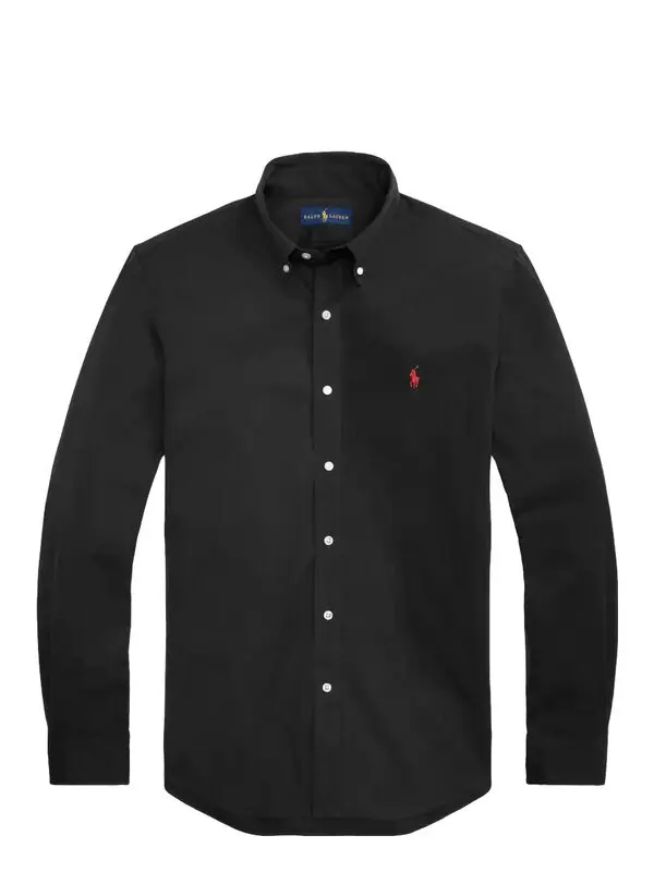 Polo Ralph Lauren Polo Pony-embroidered Shirt - Black