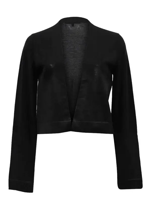 Gucci Coated Cropped Jacket - Black