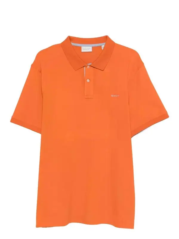 Gant Short-sleeve Polo Shirt - Orange