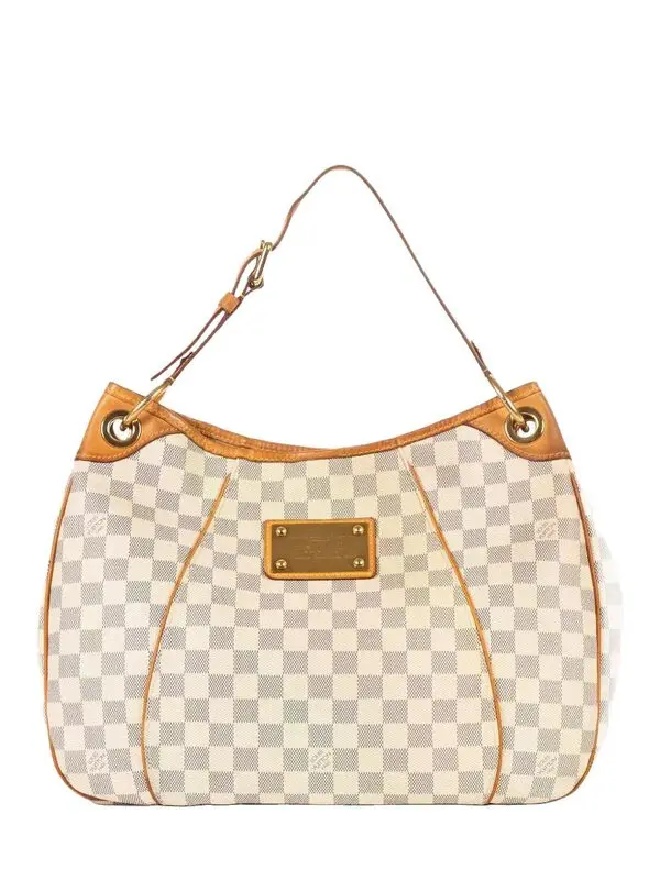 LOUIS VUITTON Galliera Pm Chequered Shoulder Bag - Neutrals