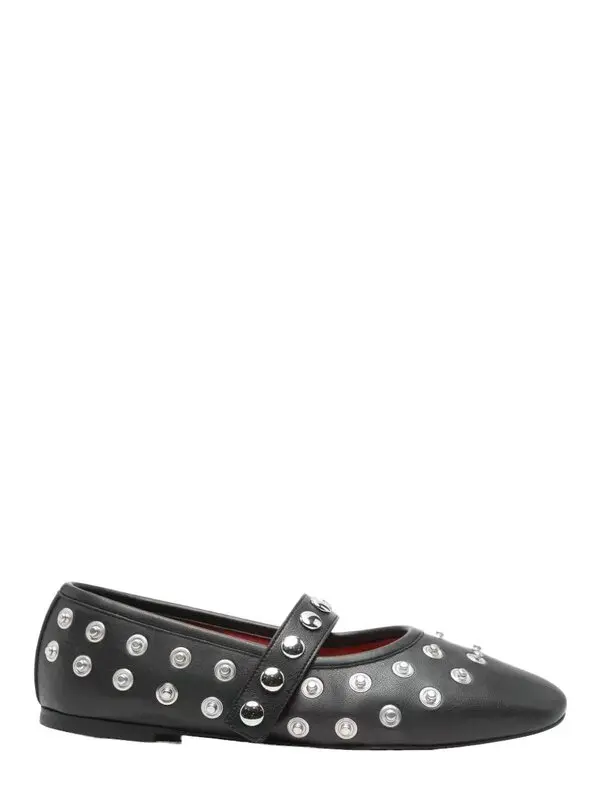 Stella McCartney Ryder Stud-embellished Ballet Flats - Black