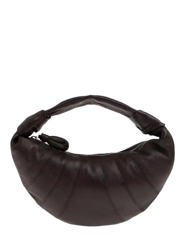 LEMAIRE Mini Fortune Croissant Leather Tote - Brown