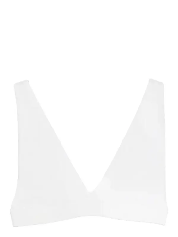 P.a.r.o.s.h Sleeveless V-neck Tank Top - White