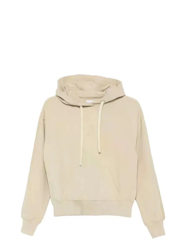 Patrizia Pepe Cotton Hoodie - Neutrals