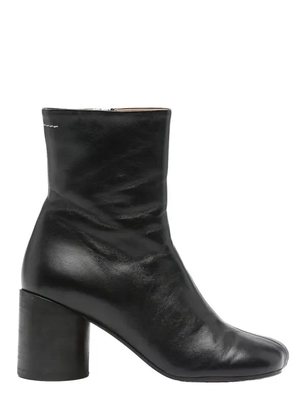 Maison Martin Margiela Leather Ankle Boots - Black