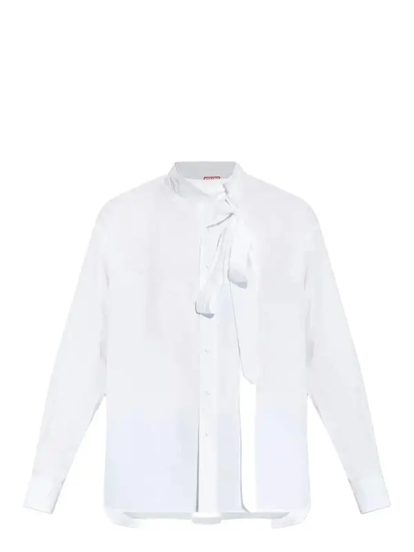 Kenzo Tie-detail Long-sleeve Shirt - White